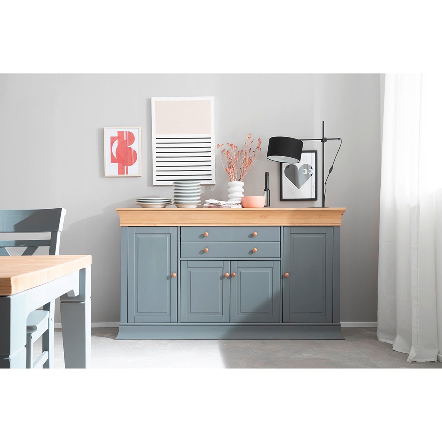 Boston sideboard grey store