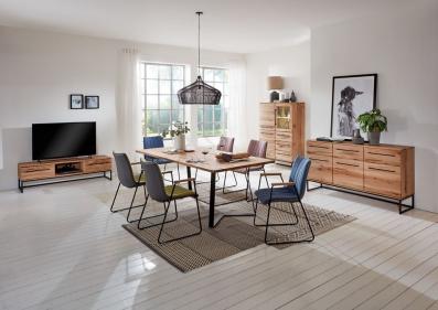 Highboard Balkeneiche massiv geölt - Time Niehoff | AMD MÖBEL